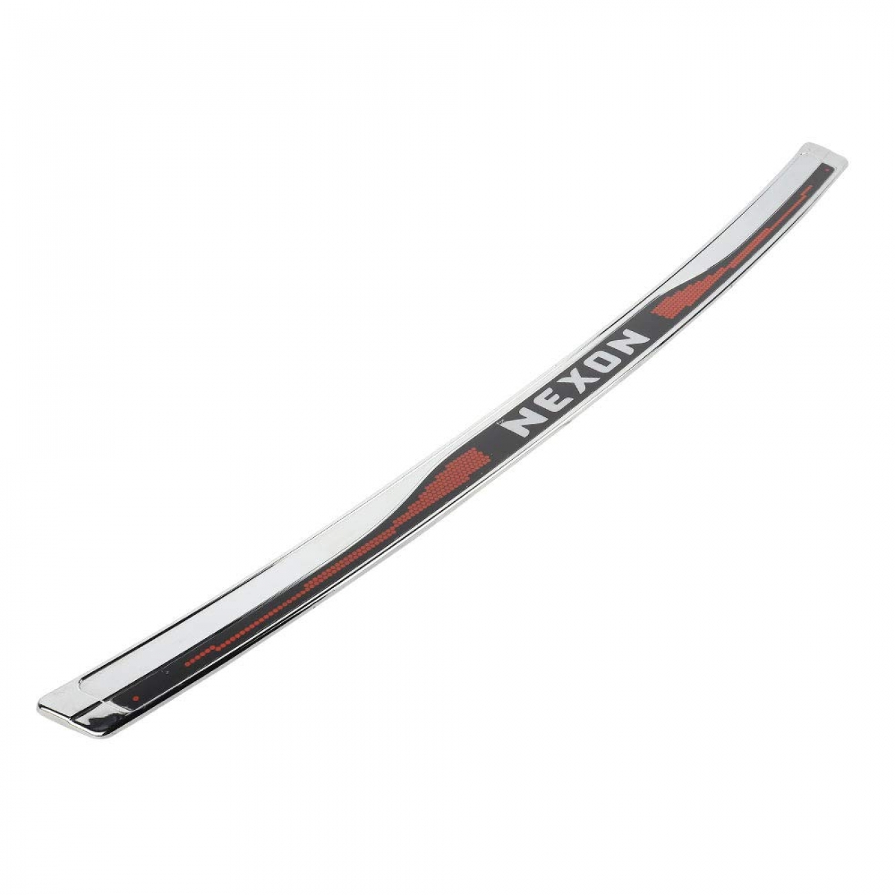 GFX Tata Nexon 2017 Onwards Rear Bumper Step Guard (Black Silver)