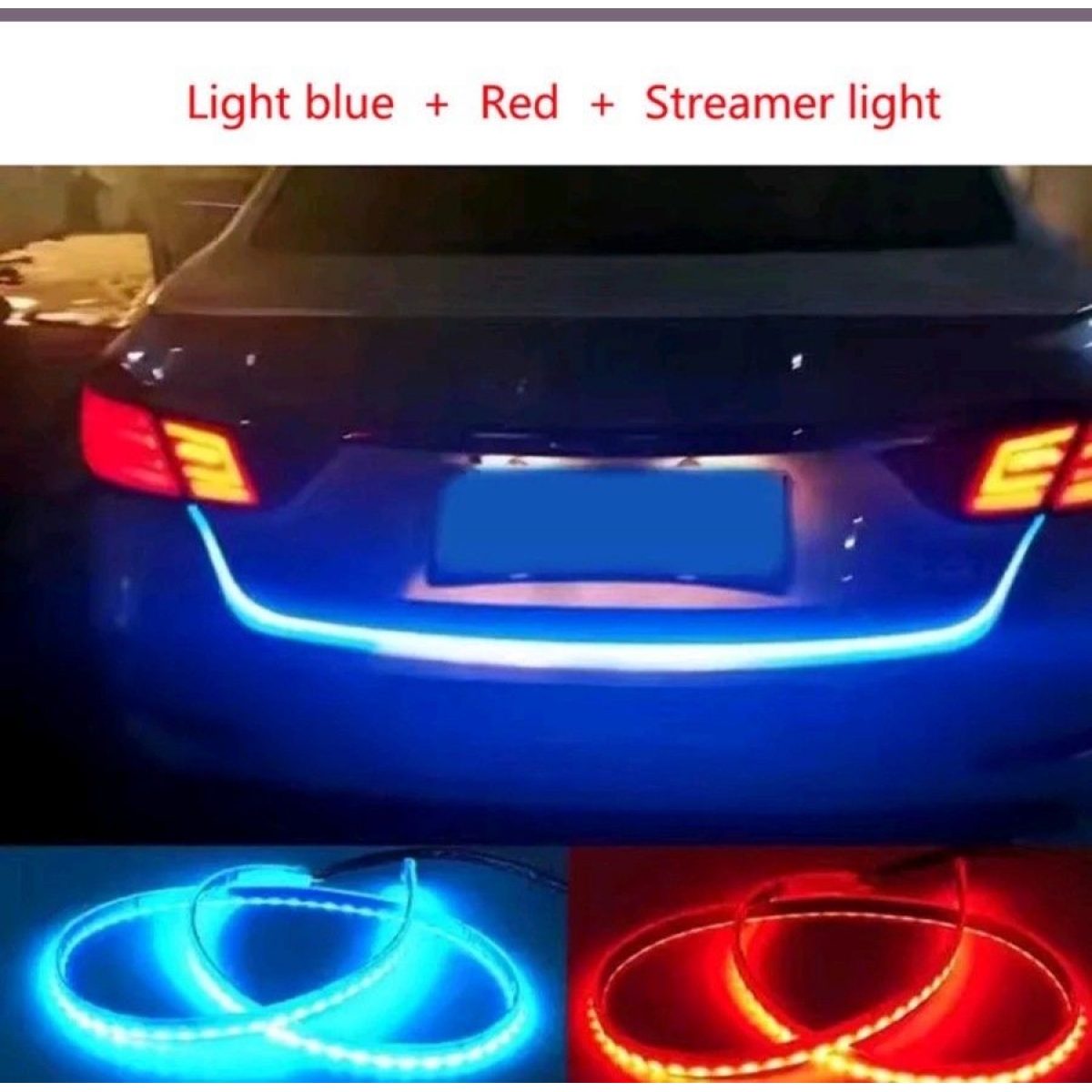 Carhatke Dicky Trunk Boot Strip Running Dicky Light For All Cars