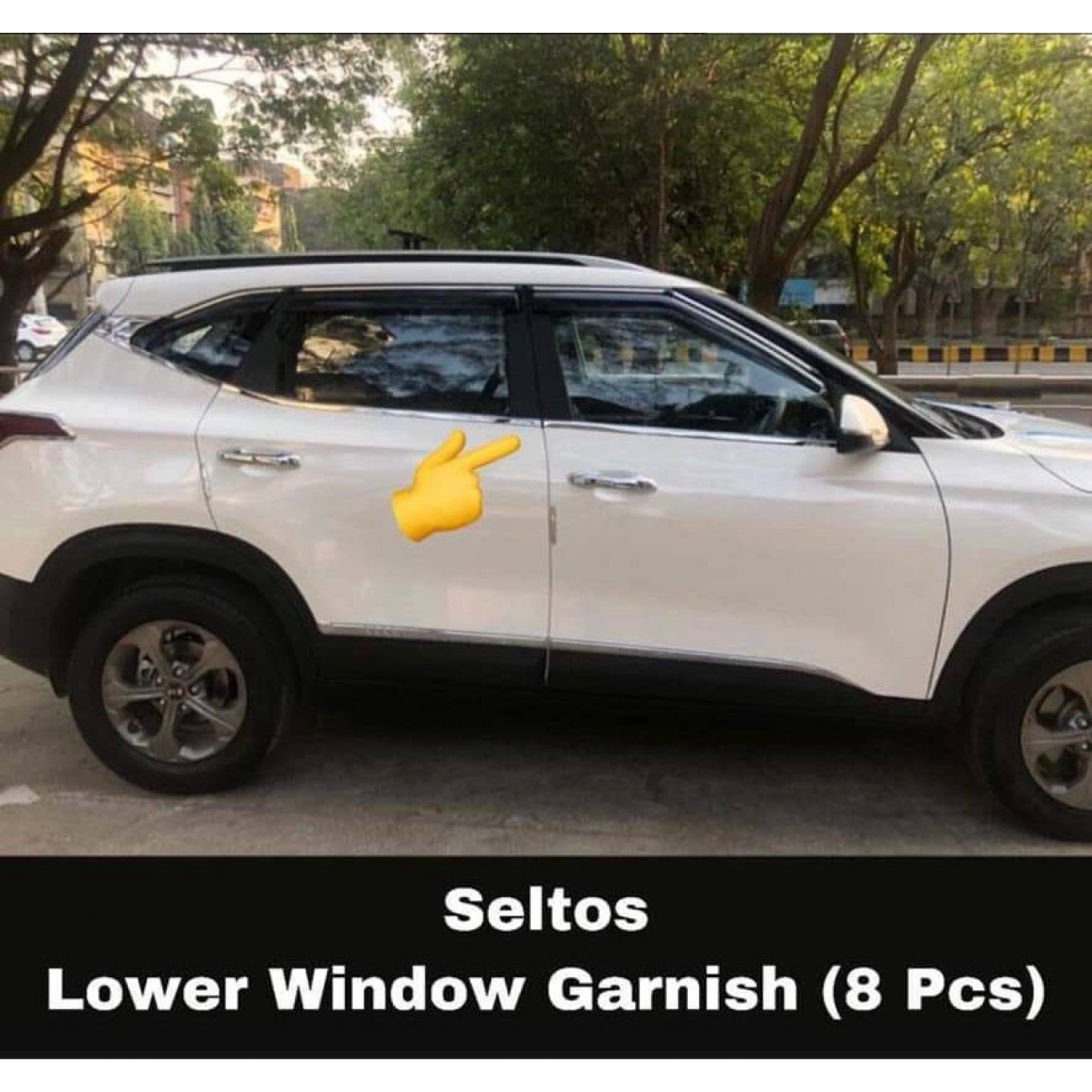 Kia Seltos Exterior Chrome Body Show Kit Combo (Set of 38 Pcs.)