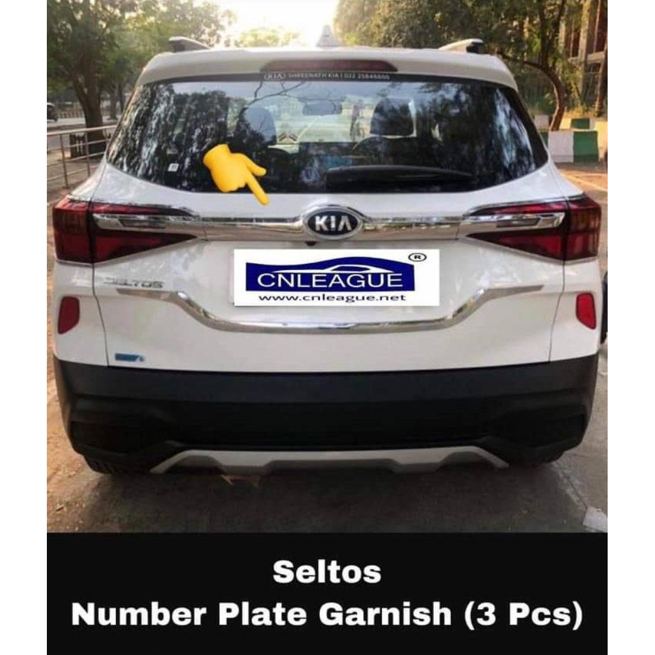 Kia Seltos Exterior Chrome Body Show Kit Combo (Set of 38 Pcs.)