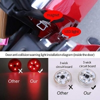 Waterproof 5 LED Wireless Car Open Door Warning Indicator Flash ...