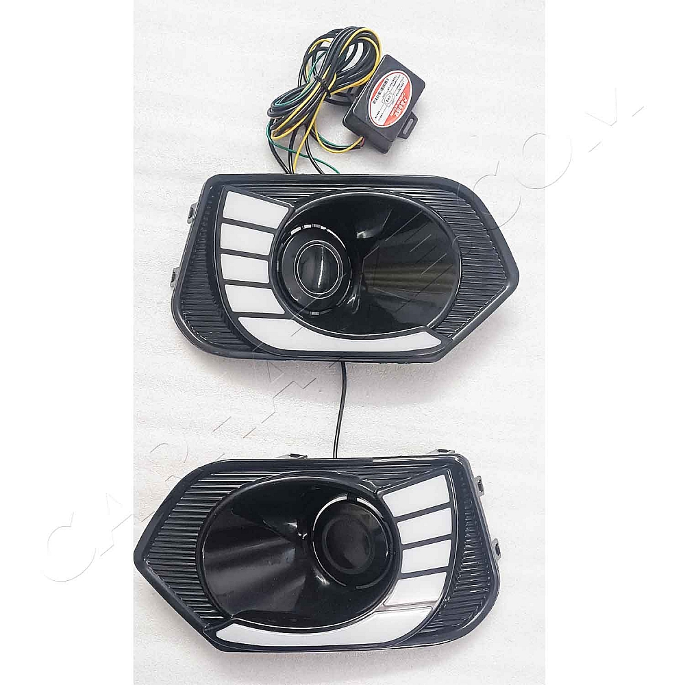 Buy LED DRL Day Time Running Light With Matrix Turn Signal For Maruti ...