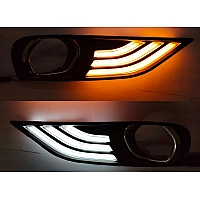Tata New Tigor Facelift 2020 Front LED DRL Day Time Running Lights with ...