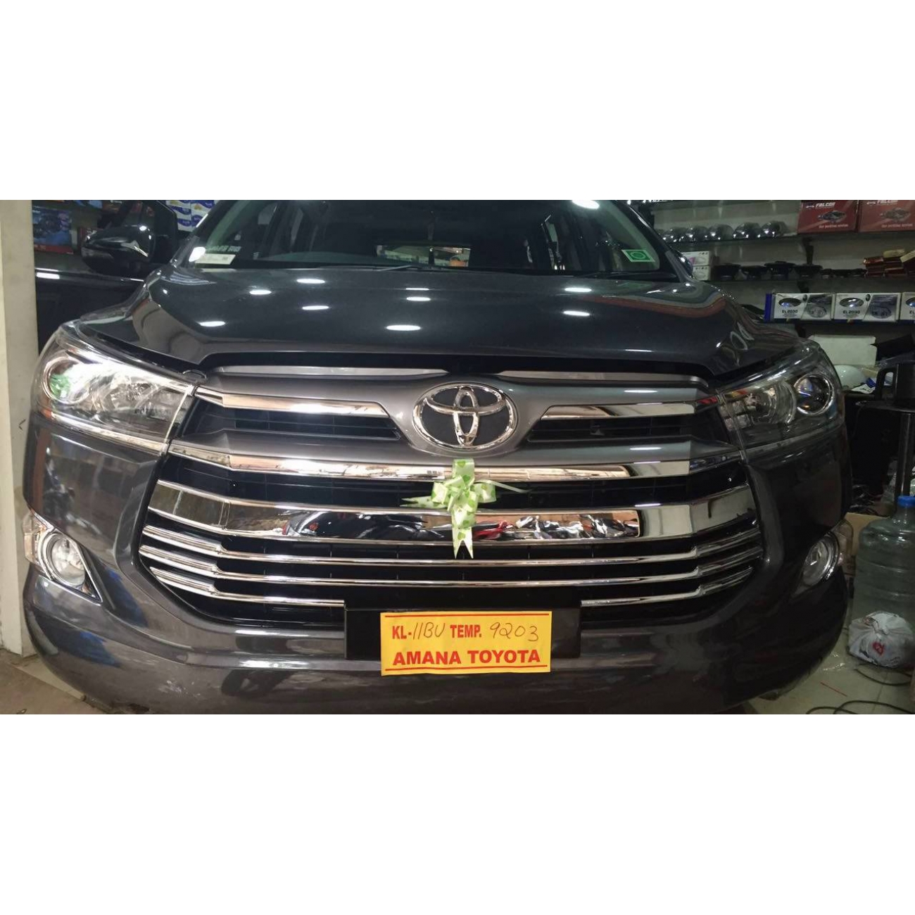 Toyota Innova Crysta O.E Type Front Chrome Trims Grills Set of 10