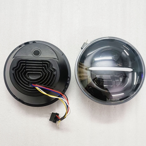 Buy Mius Design 7" LED Headlight With DRL Light 140W Thar 2020 Onwards ...