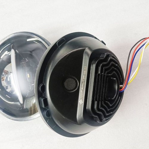 Buy Mius Design 7" LED Headlight With DRL Light 140W Thar 2020 Onwards ...