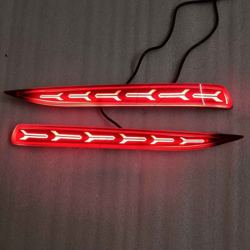 Hyundai Verna 2020 Onwards Rear Bumper LED Reflector Light - Set of 2