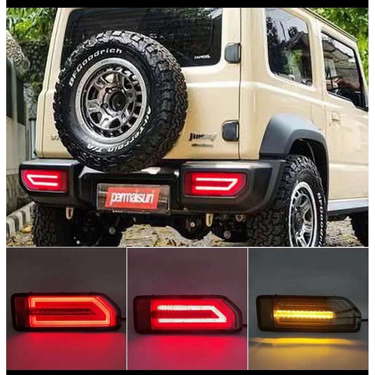 Maruti Suzuki Jimny 2022 Onwards Modified LED Tail Light With Matrix ...
