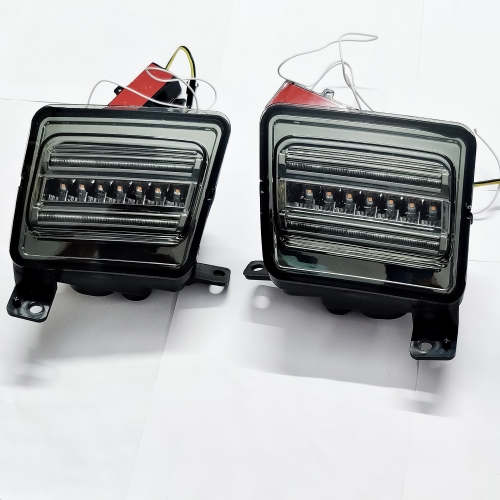 Mahindra Thar 2020 Onward Front Fender LED DRL Light With Matrix Turn ...