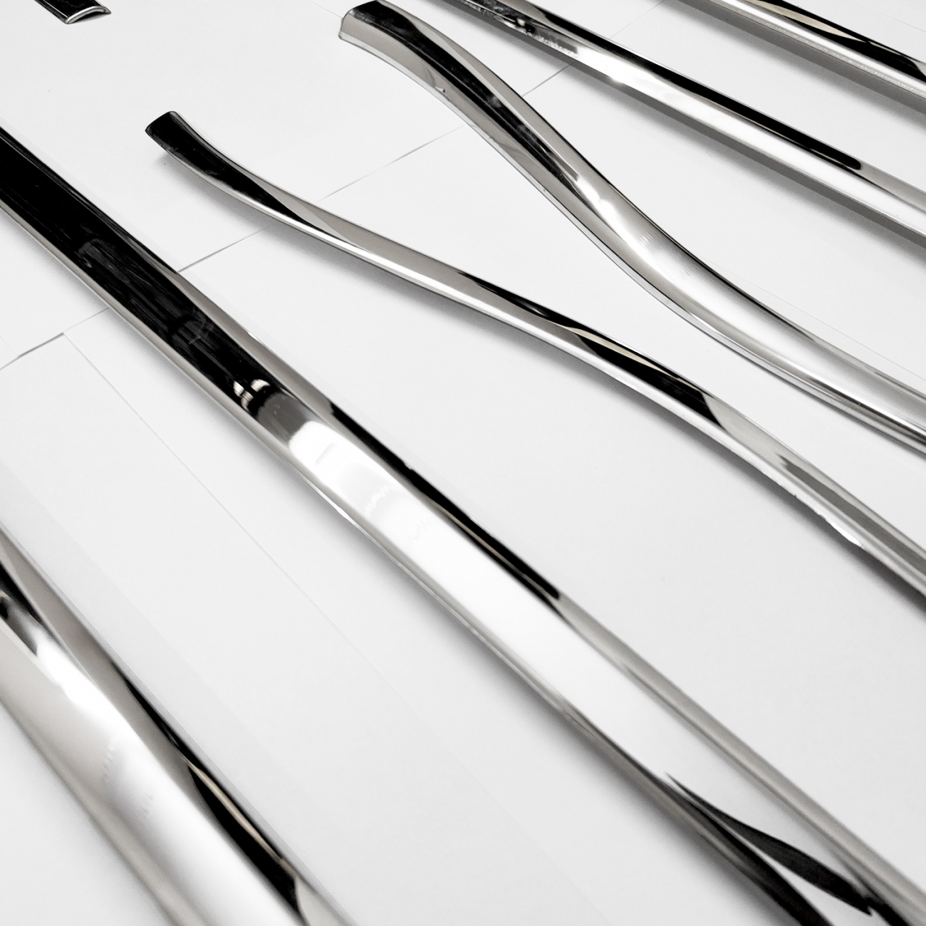 MG Hector Window Lower Chrome Garnish Trim (Set of 8Pcs.)