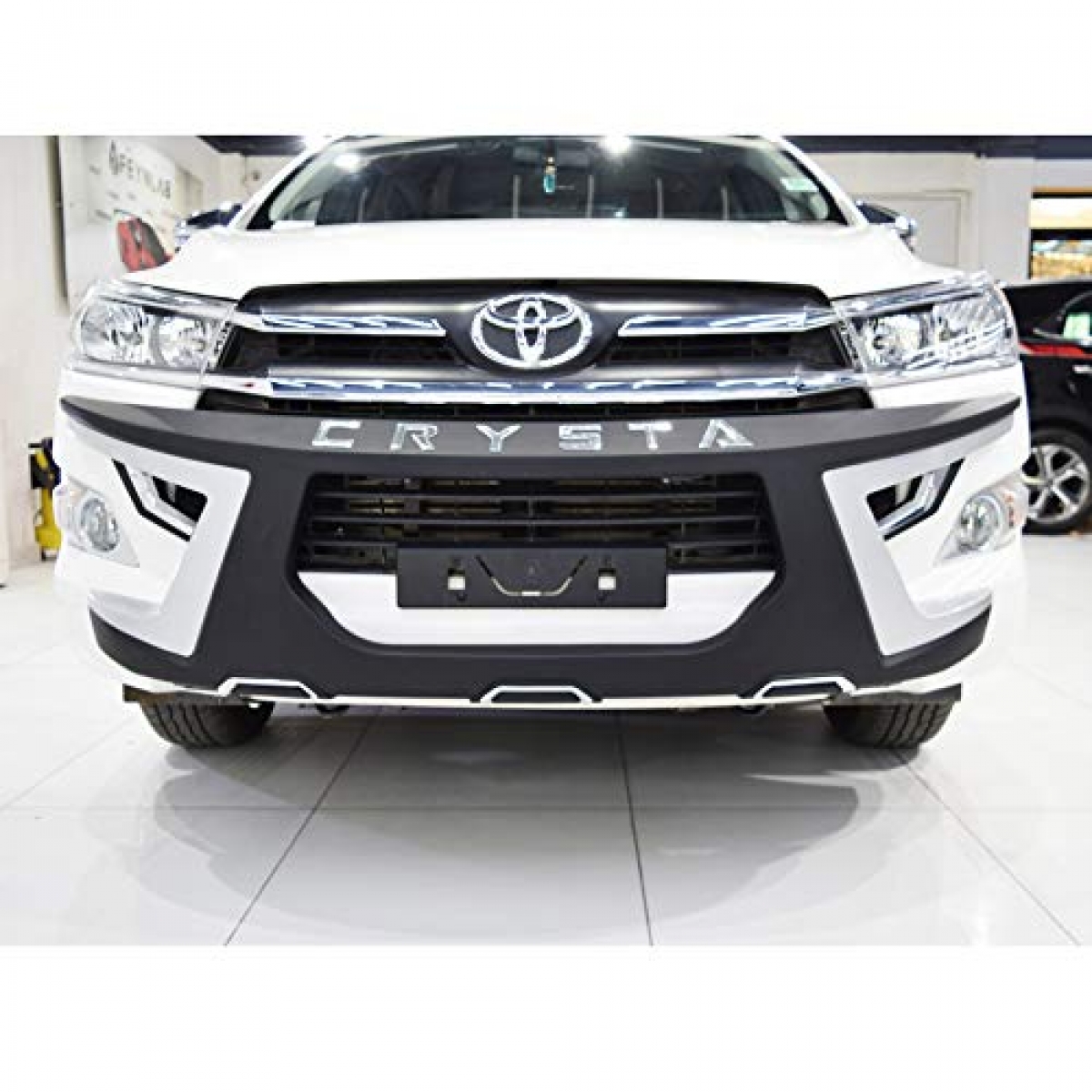 Toyota Innova Crysta Front and Rear Bumper Guard Protector in High ...