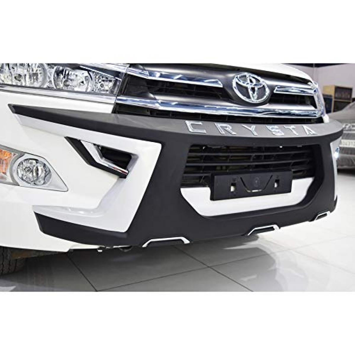 Toyota Innova Crysta Front and Rear Bumper Guard Protector in High ...