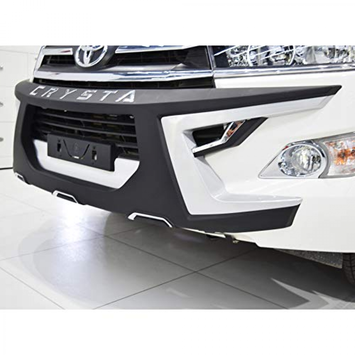 Toyota Innova Crysta Front and Rear Bumper Guard Protector in High ...
