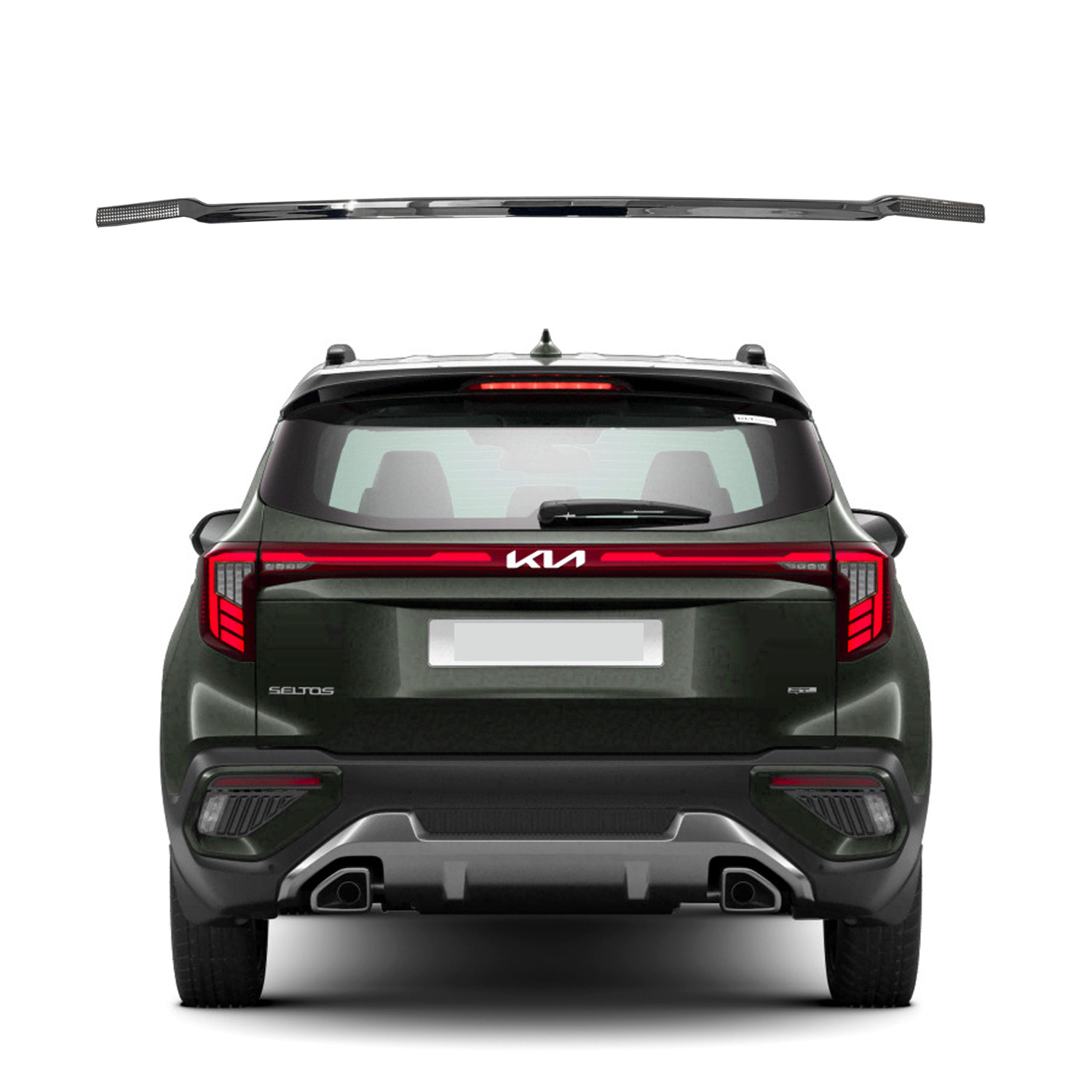 Lower Trunk Chrome Garnish for Kia Seltos