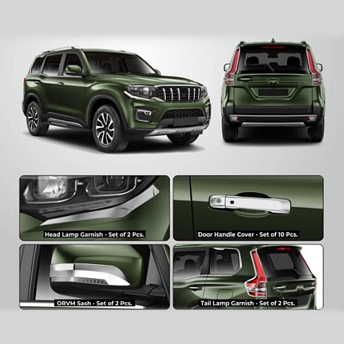 GFX Chrome Finish Body Show Kit for Scorpio N
