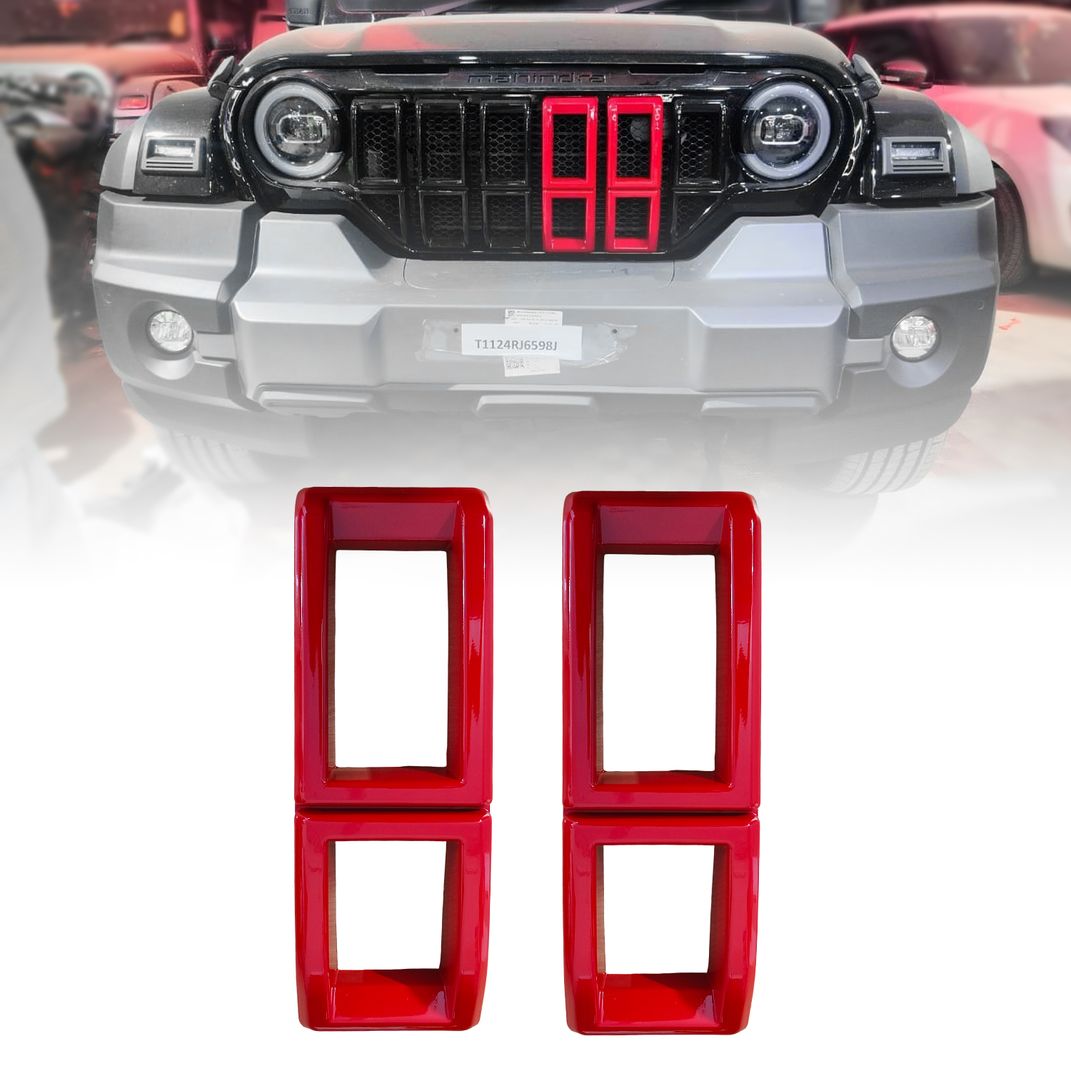 Red Grill Ring for Thar Roxx – Roxx Grill Billets Online