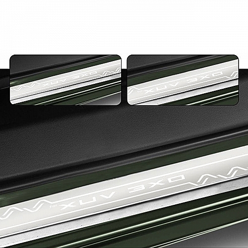 Stainless Steel Door Sill Plate Guards for XUV 3XO