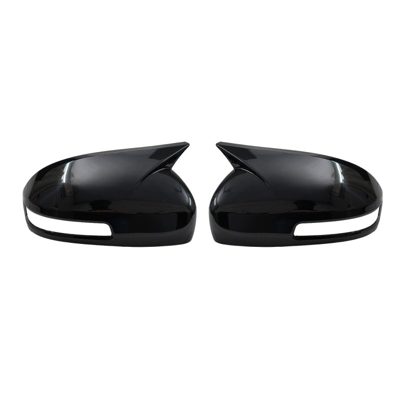 Batman Mirror Caps – Glossy Black Bat Style Side Mirror Covers