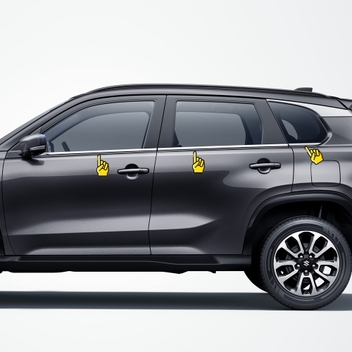 Grand Vitara Lower Window Chrome Garnish Price