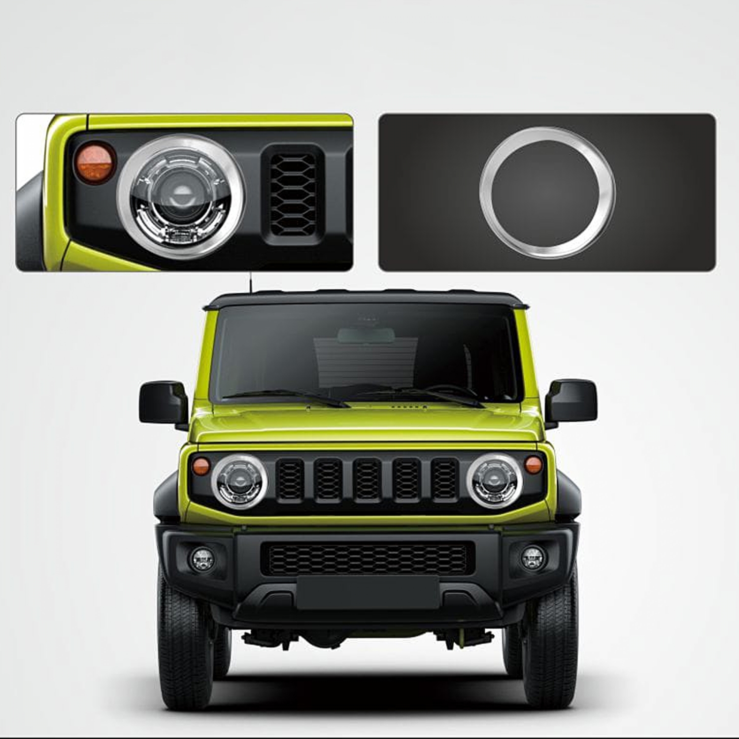 Galio Jimny Head Lamp Chrome Garnish