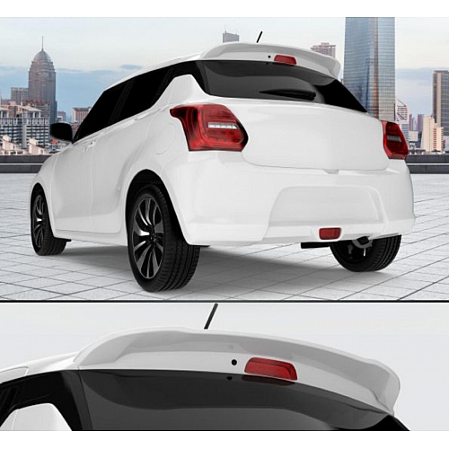 Galio Maruti Suzuki Swift ABS Spoiler Painted - White