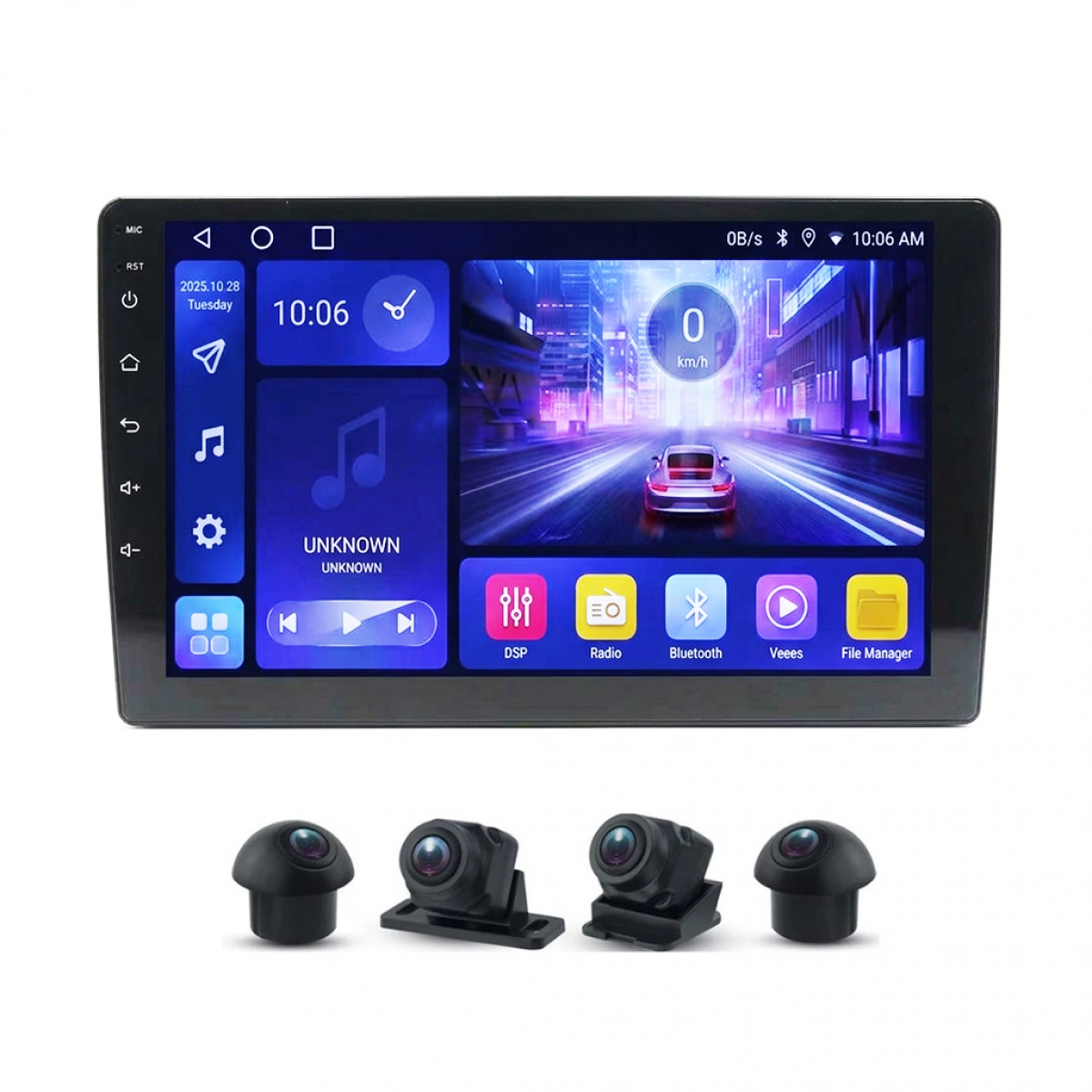 Tata Tiago, Tiago EV Android Car Stereo | Infotainment System 9 Inch ...