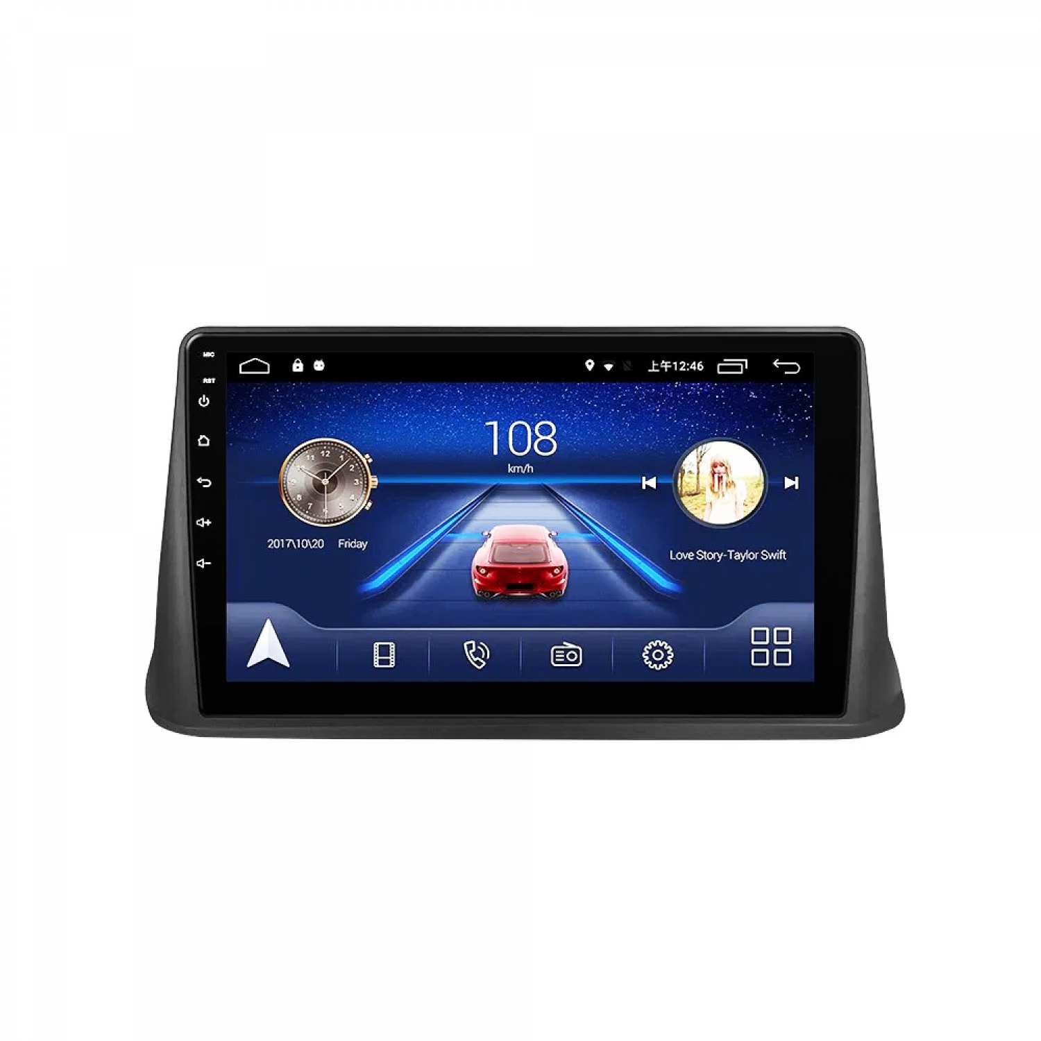 Tata Nexon 9 Inch Full HD Touch Screen Android Stereo Double Din Player ...