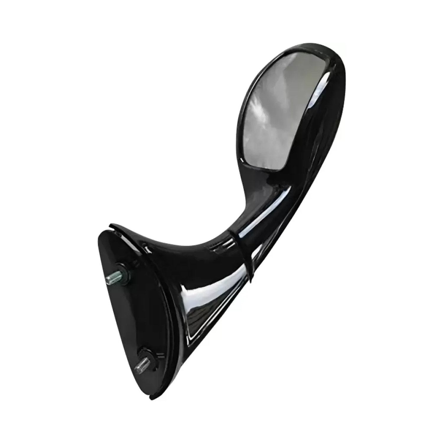 Black Bonnet Fender Side Mirror Wide Angle View for New Fortuner