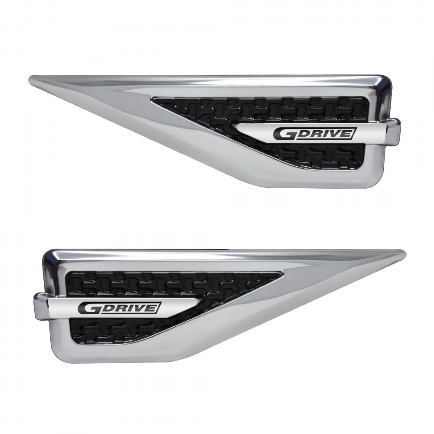 GFX G Drive Side Vent Air Flow Chrome Plated Sticker - Fury